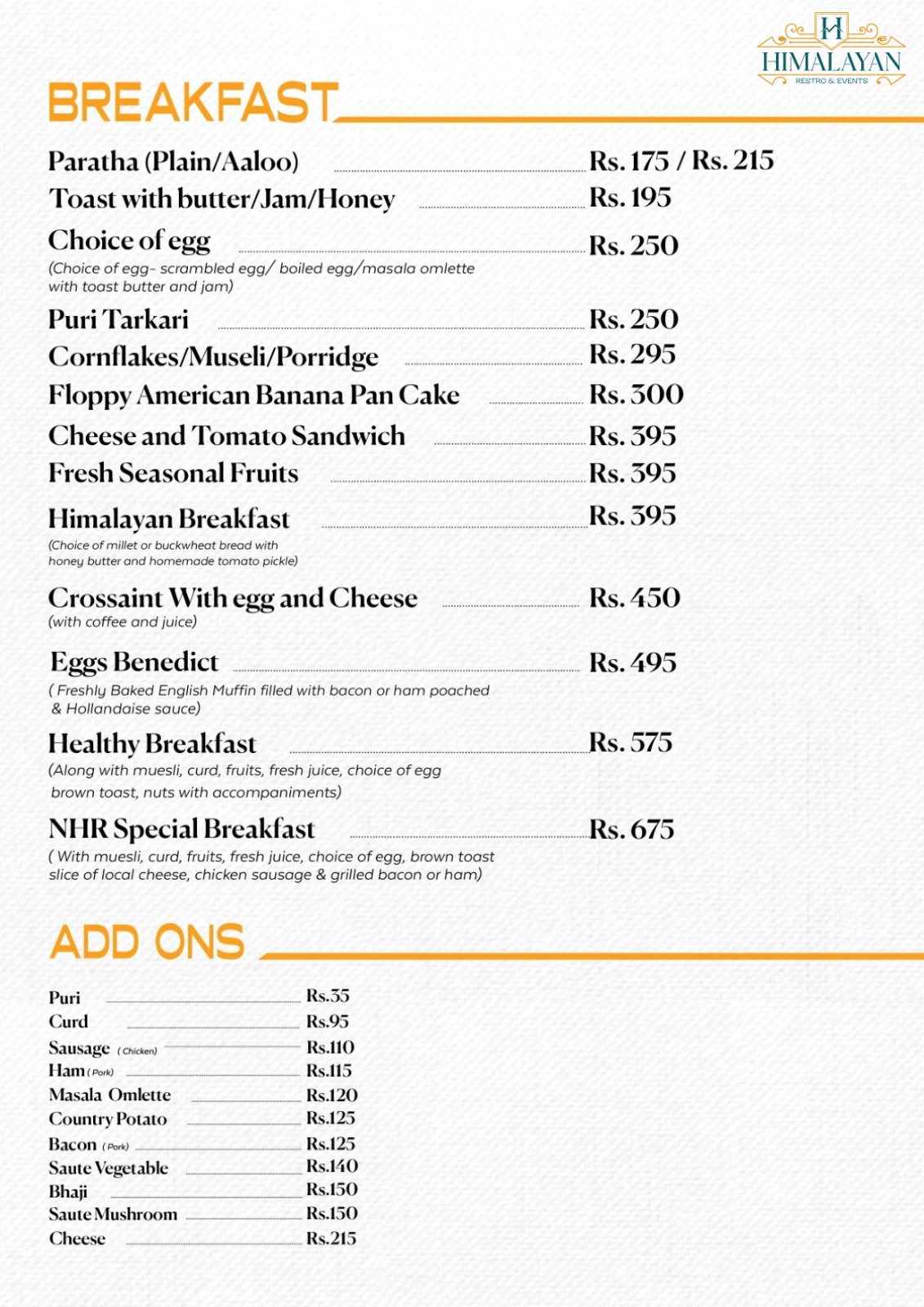 Himalayan Restro & Events – Fine Dining & Celebrations