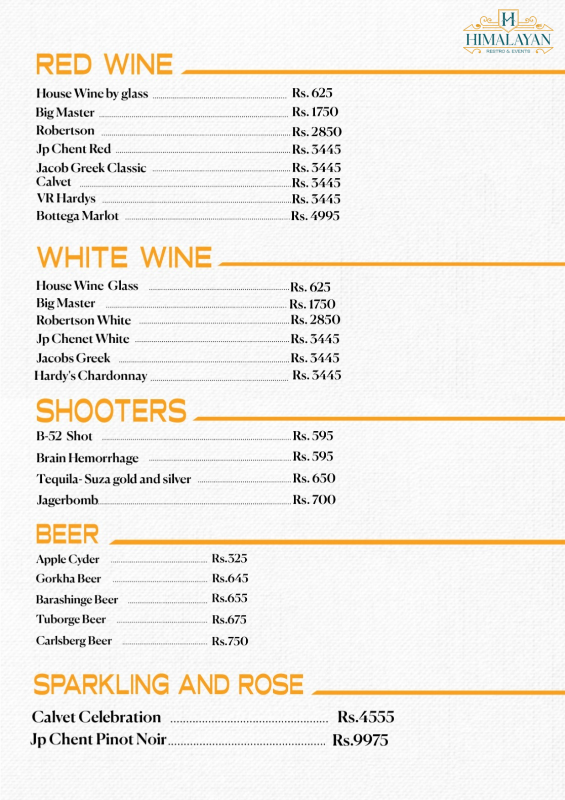 Himalayan Restro & Events – Fine Dining & Celebrations